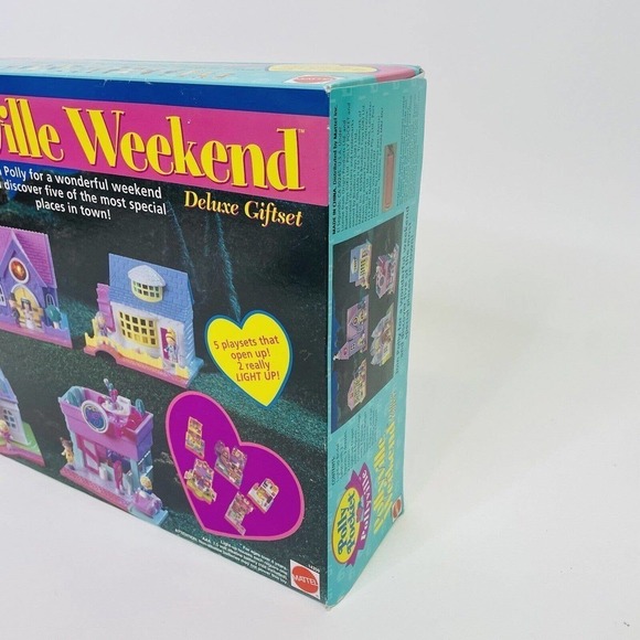 Mattel | Toys | Polly Pocket Pollyville Weekend Deluxe Gift Set Mattel ...
